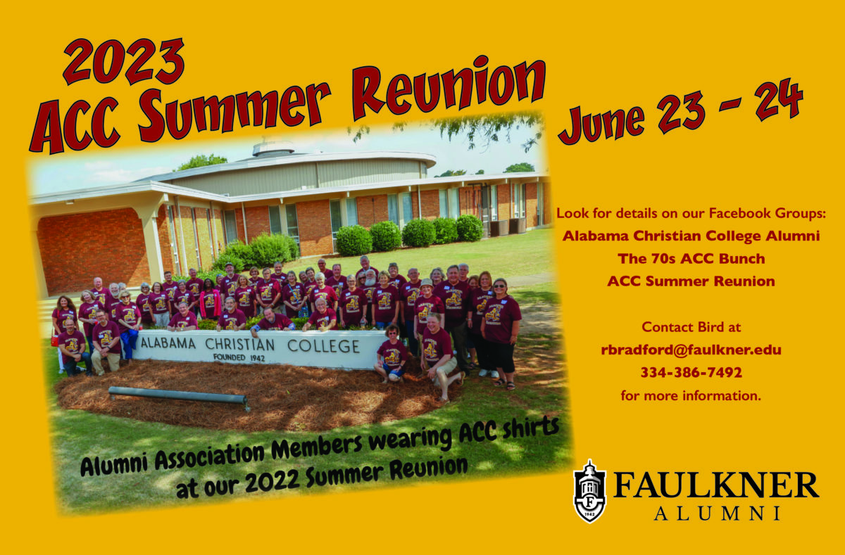Alumni Summer Reunion 2023 – Faulkner University