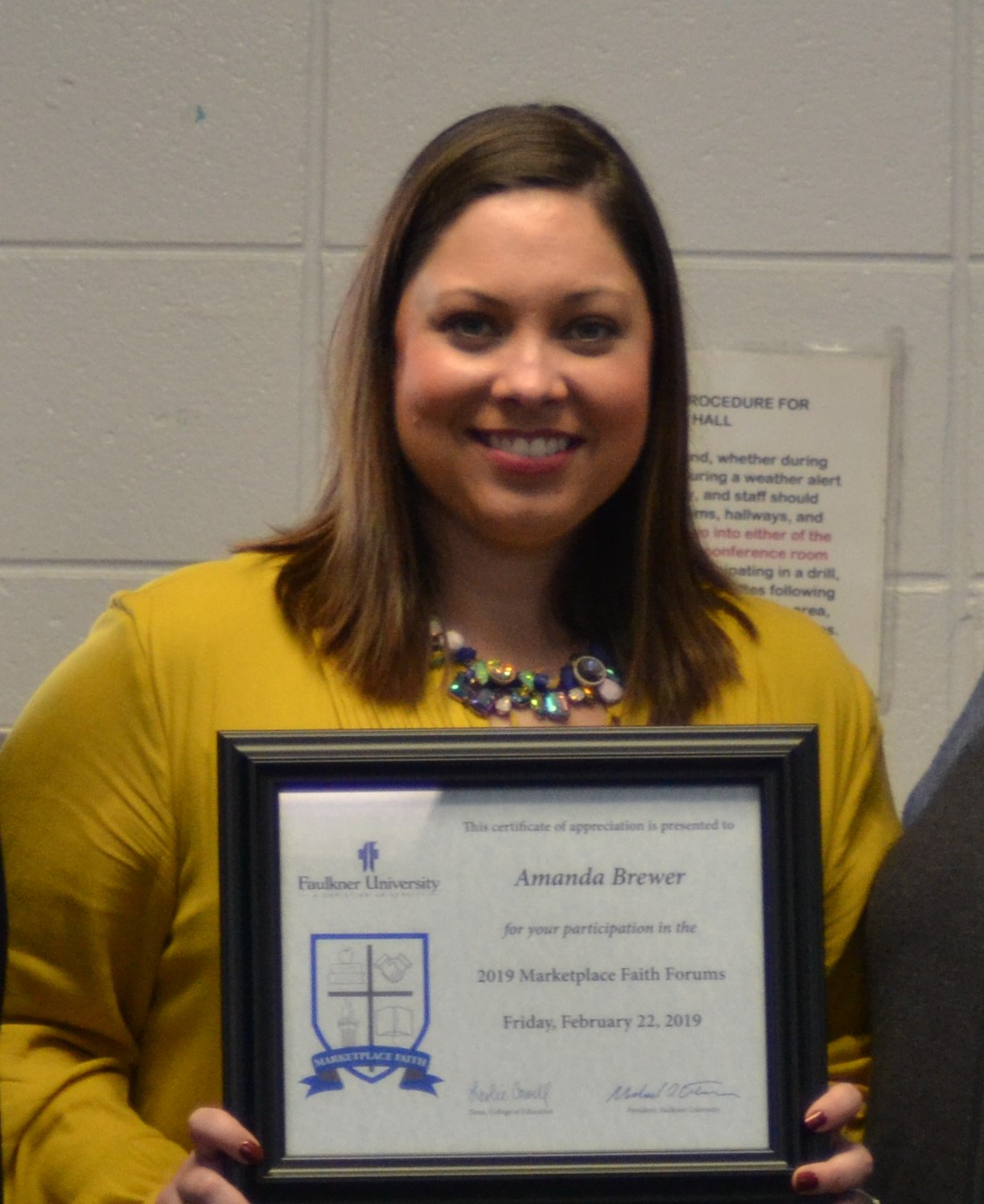 Faulkner University News – Alexander City teacher honored by Faulkner's ...