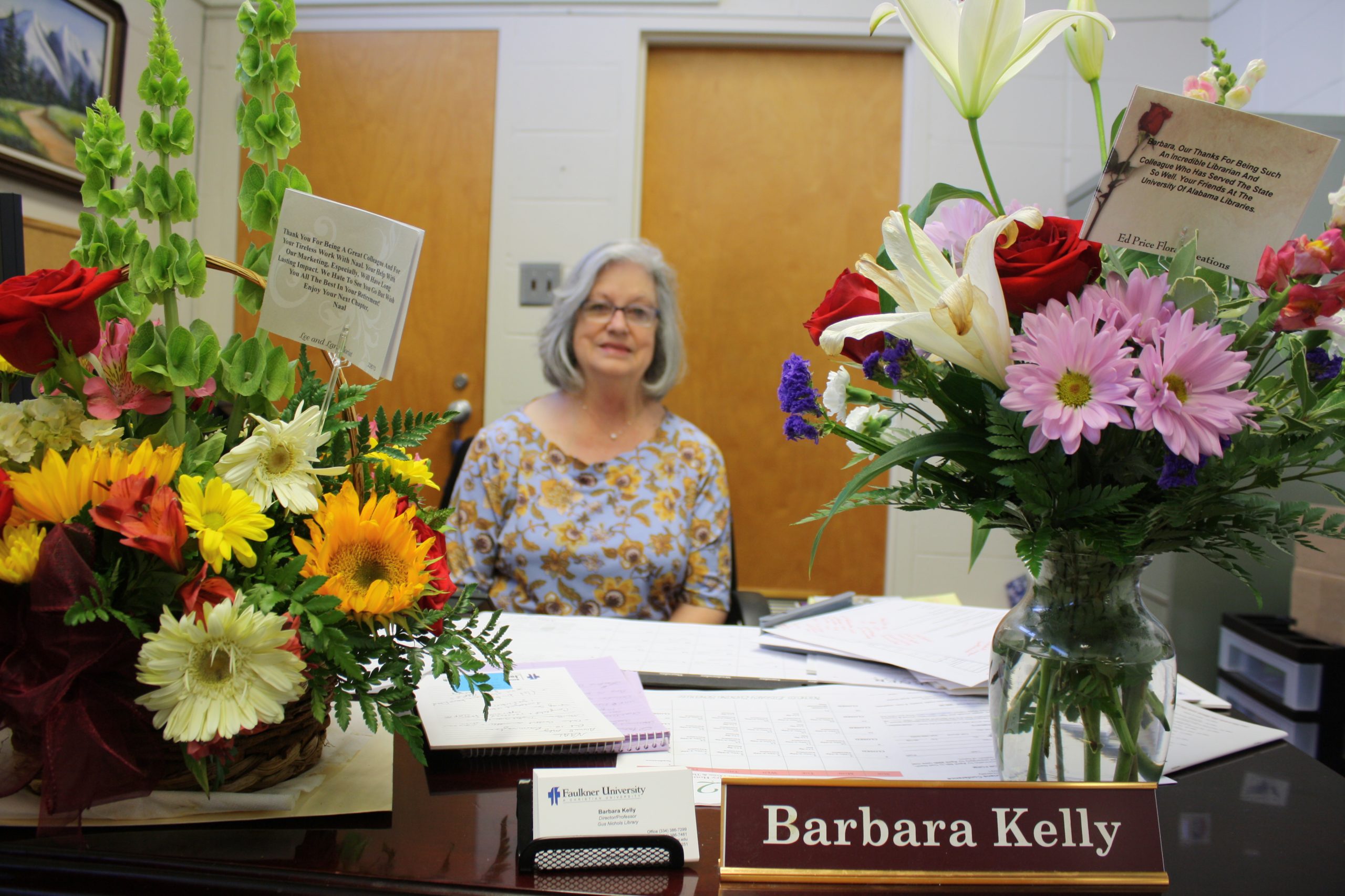 Faulkner University News – Barbara Kelly says farewell to Gus Nichols ...