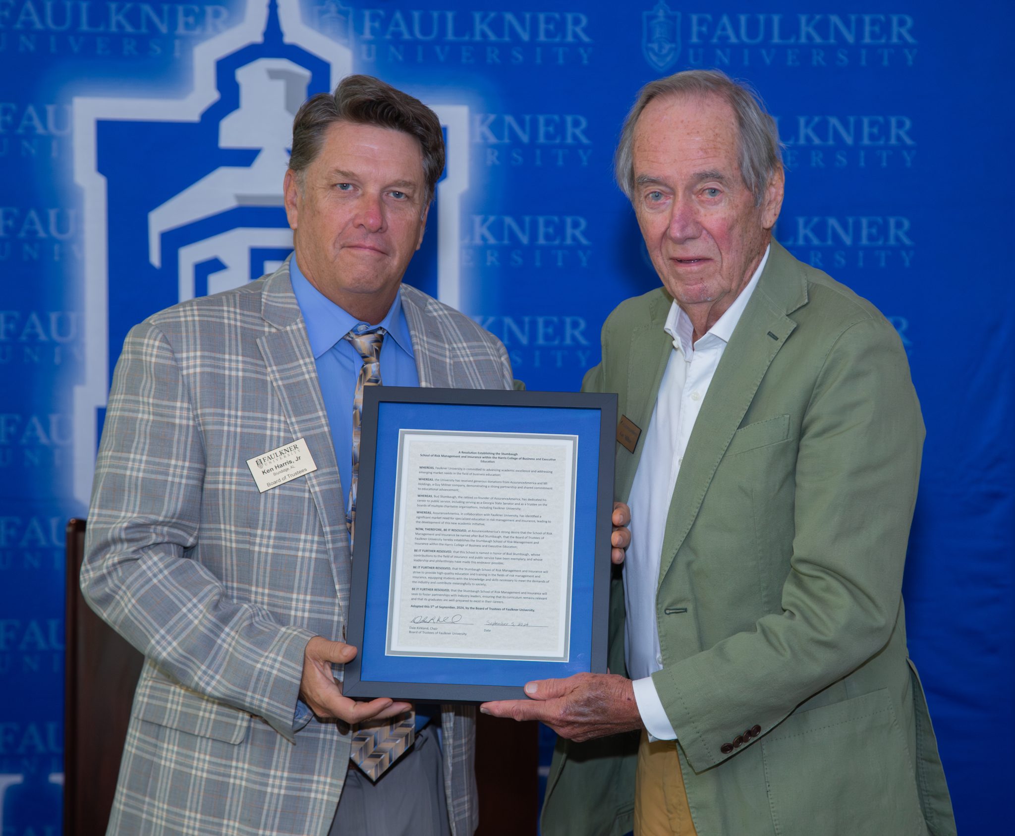Faulkner University News – Faulkner Unveils The Stumbaugh School of ...