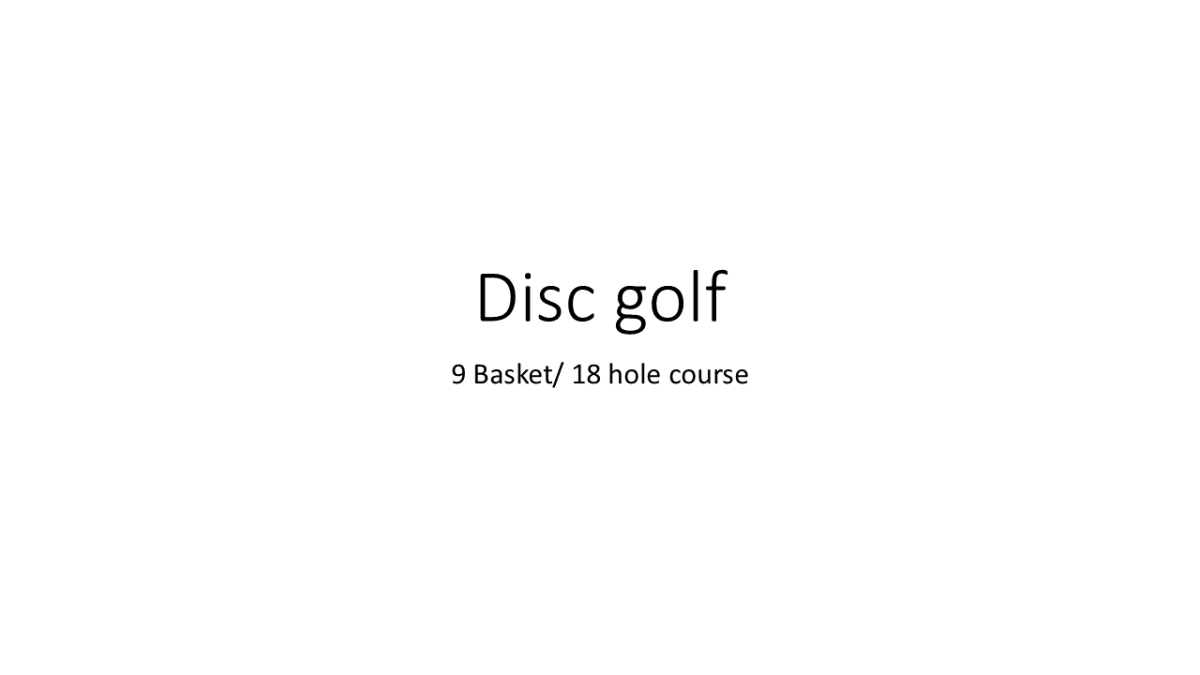 Disc Golf Course – Faulkner University